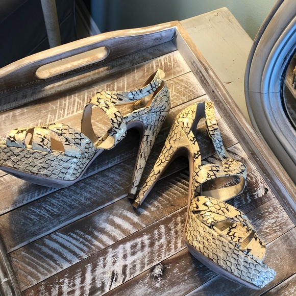 Miu Miu | Shoes | Miu Miu High Heel Platform Shoe | Poshmark